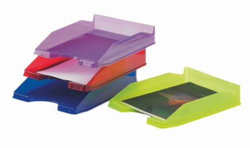 Faibo predalnik, namizni, transparent, PVC, moder (93-52) | mimovrste=)