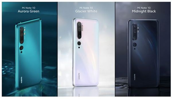 Xiaomi Mi Note 10 6 GB/128 GB, LTE GSM telefon, črn | mimovrste=)