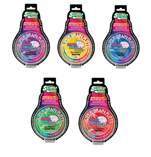 Slimy Super Brain Putty sluz, mavrična serija | mimovrste=)