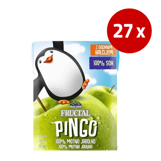 Fructal Pingo sok, jabolko, 27 x 200 ml | mimovrste=)