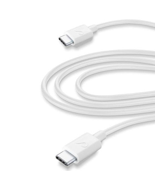 CellularLine USB-C na USB-C kabel, 3 m, bel | mimovrste=)