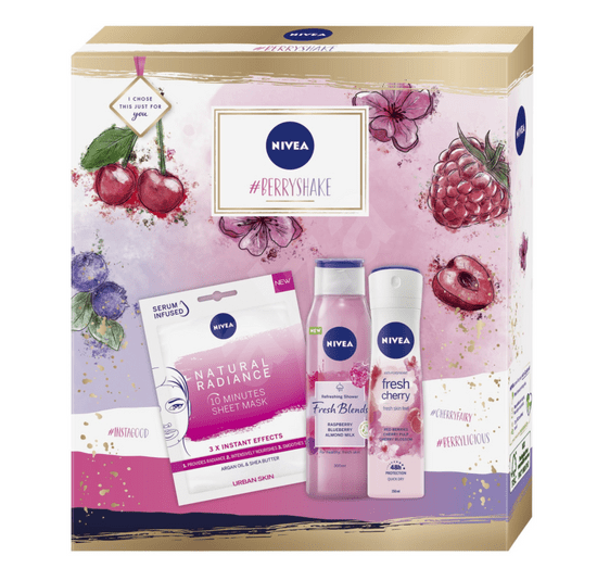 Nivea Box Fresh Raspberry 2020 - Odprta embalaža | mimovrste=)