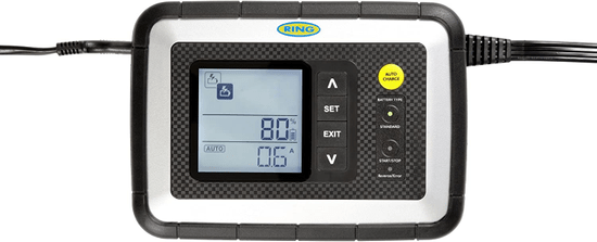 Ring RESC608 pametni polnilec, tester in vzdrževalec akumulatorja, 8 A ...