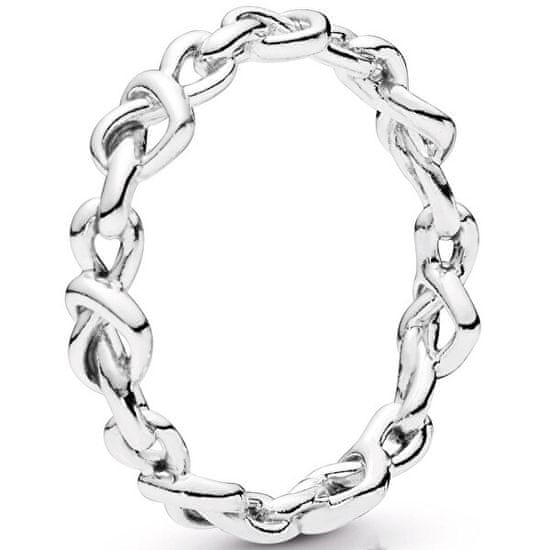 Pandora Srebrn prstan Prepletena srca 198018 | mimovrste=)