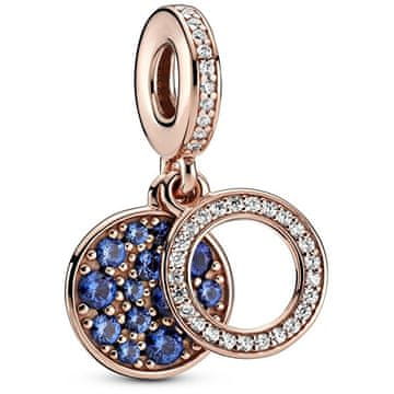 Pandora Bleščeče moder dvojno pozlačen obesek 789186C01 | mimovrste=)