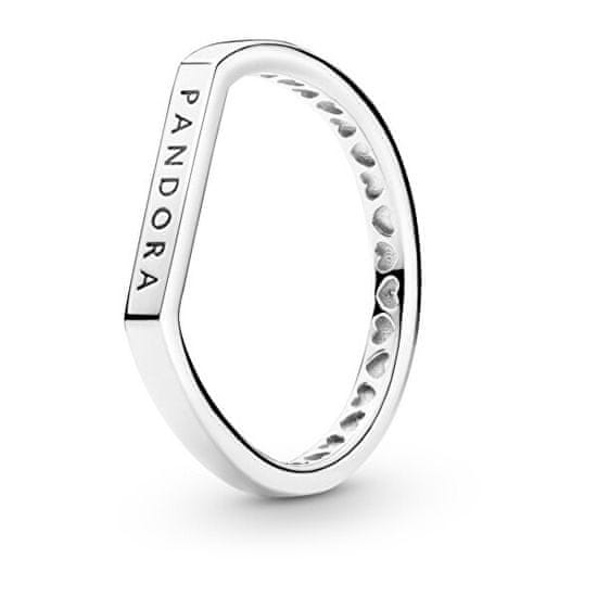 Pandora Srebrn prstan s srčki 199048C00 | mimovrste=)