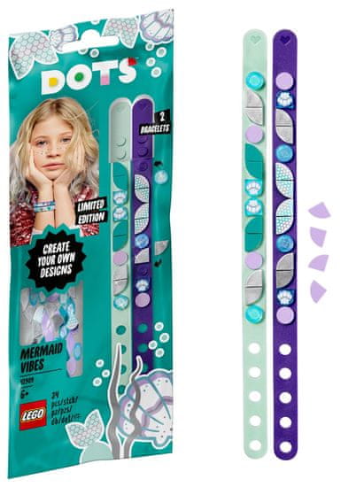 LEGO DOTS 41909 Zapestnice morske sirene | mimovrste=)
