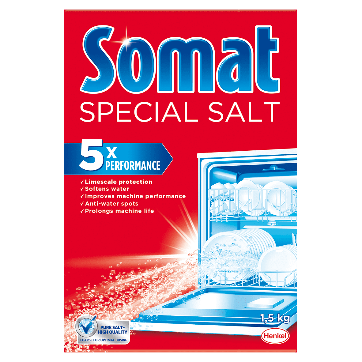 Somat Salt sol za pomivalni stroj, 1,5 kg - odprta embalaža | mimovrste=)