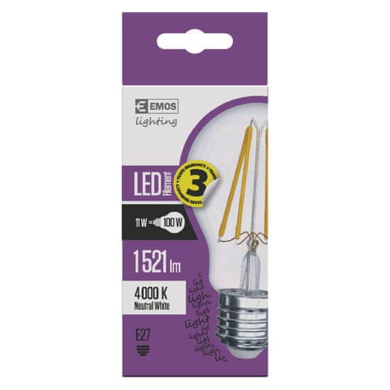 Emos LED žarnica Filament A60 11W E27 WW | mimovrste=)