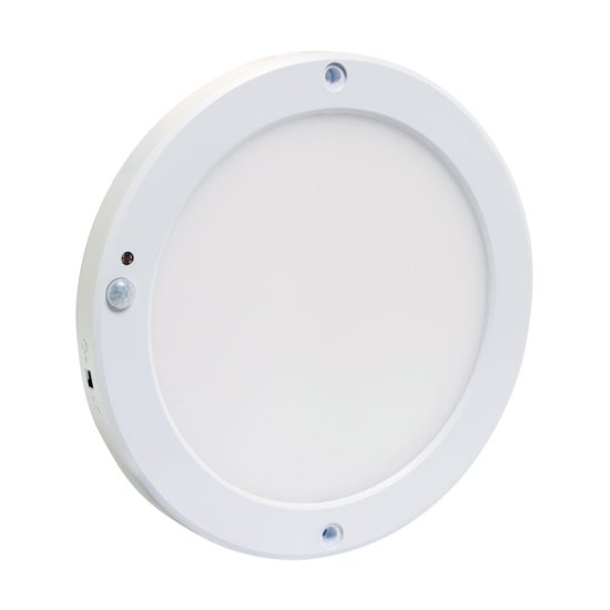 DPM LED plafoniera ultra tanka s senzorjem svetlobe in gibanja IP40 18W ...