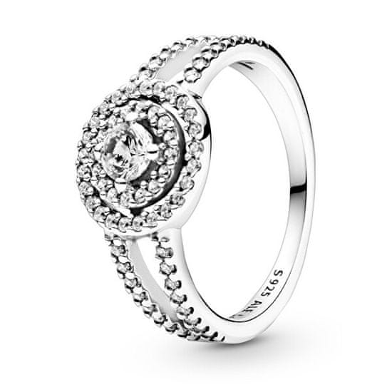 Pandora Luksuzni bleščeči srebrni prstan 199408c01 | mimovrste=)