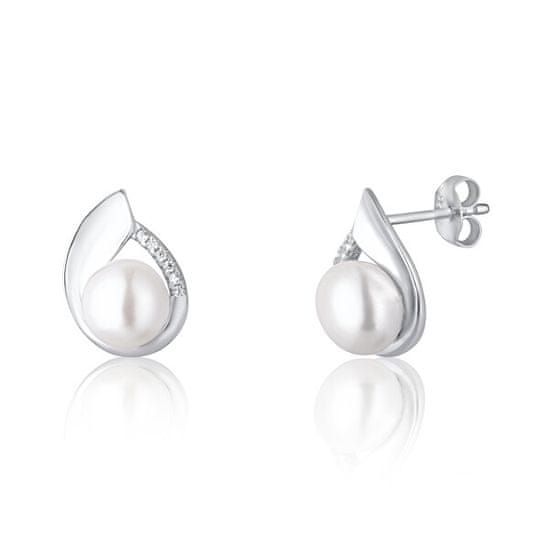 JVD Fini srebrni uhani z biseri SVLE0461SH2P100 | mimovrste=)