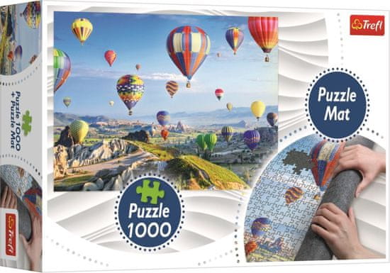 Trefl Puzzle Baloni nad Kapadokijo 1000 kosov + Podloga za sestavljanko ...
