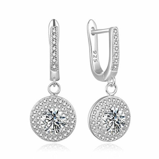 MOISS Modni srebrni uhani s kubičnimi cirkoni E0003063 | mimovrste=)