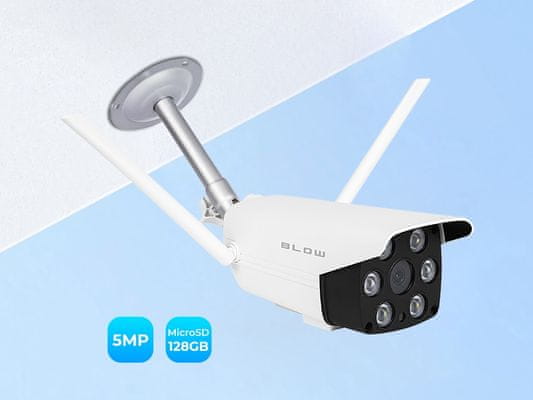 Blow IP Kamera BLOW H-425, zunanja, WiFi, 5MP Super HD, bela | mimovrste=)
