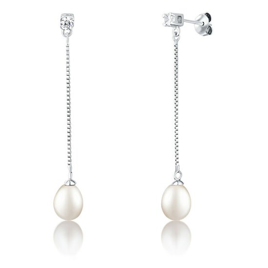 JVD Elegantni srebrni uhani z biseri SVLE0013SD2P100 | mimovrste=)