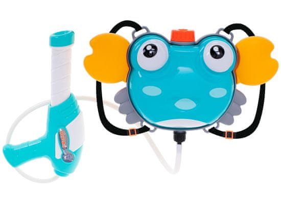 Ikonka Vodna pištola vodna pištola nahrbtnik rakovica rezervoar modra ...