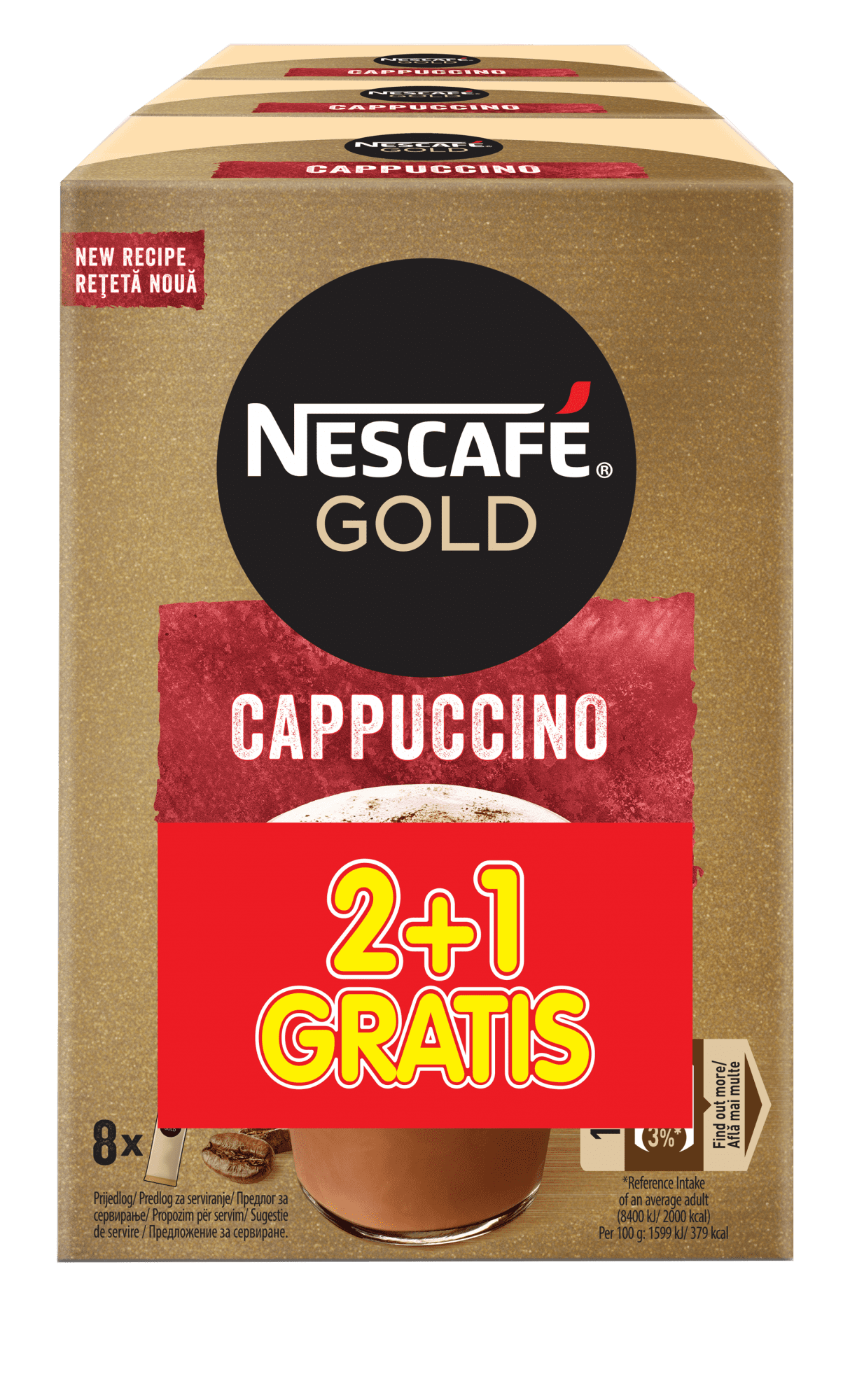NESCAFÉ Cappuccino, 112 g, 2 + 1 GRATIS | mimovrste=)