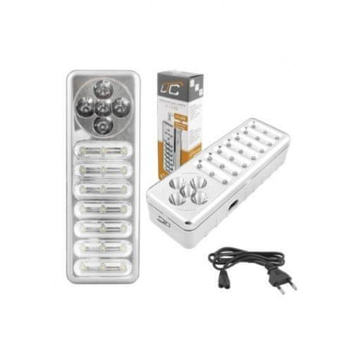 LTC Polnilna žepna svetilka 21 LED + 5 LED 1000mAh | mimovrste=)