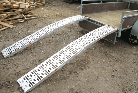 Ramda Ramda nakladalne rampe, izbočene, zložljive, aluminijaste ...