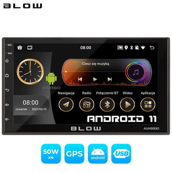 Blow AVH9930 avto radio, Android, 2 DIN, 2GB/32GB, FM Radio/Bluetooth ...