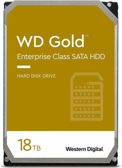 WD Gold Enterprise Class trdi disk (HDD), 18 TB, 7200, 6Gb/s, SATA ...