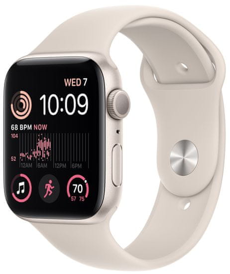 Apple Watch SE 2022 pametna ura, 44 mm, Starlight (MNJX3BS/A) - kot nov ... Apple Watch SE 2022 pametna ura, 44 mm, Starlight (MNJX3BS/A) - kot nov ...
