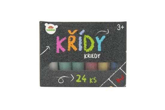 Teddies Barvne krede v škatli 24 kosov | mimovrste=)