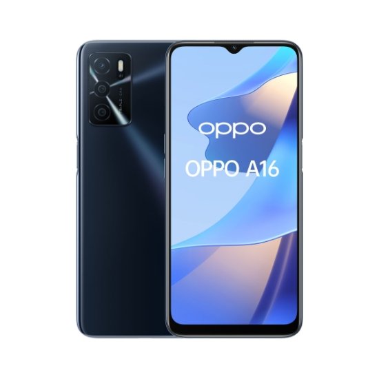 Oppo A16 4G pametni telefon, 3GB/32GB, črn | mimovrste=)