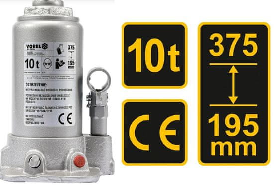 TOYA Vorel Hidravlični batni viličar 10T 195-375Mm 80052 | mimovrste=)