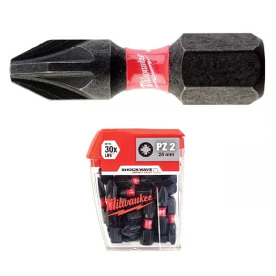 Milwaukee Bit shockwave pz2 25mm 25 kosov. | mimovrste=)