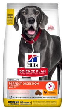Hill's Perfect Digestion Adult Large suha hrana za pse, piščanec in ...
