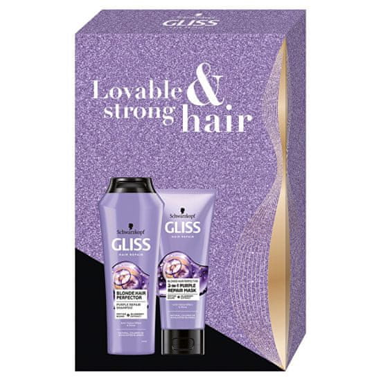 Gliss Kur Gliss Blond Perfector darilni set | mimovrste=)