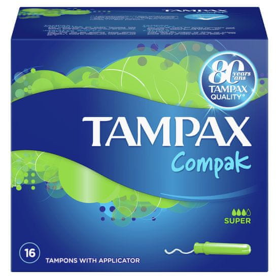 Tampax tamponi Compak Super, 16 kos | mimovrste=)