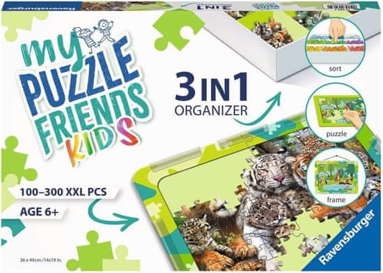 Ravensburger My Puzzle Friends Kids 3v1 Puzzle Set Green | mimovrste=)
