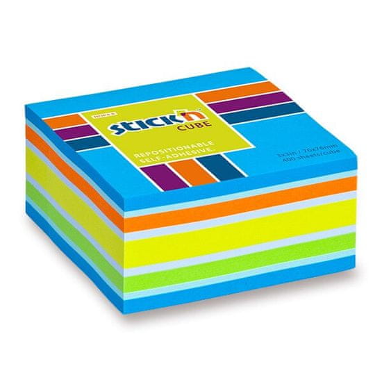 Hopax Stick'n Notes Neon 76 x 76 mm, 400 listov, modra | mimovrste=)