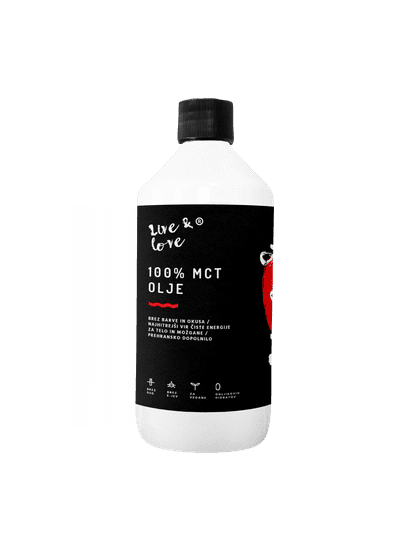 LIVE & LOVE MCT olje 500ml 60/40 | mimovrste=)