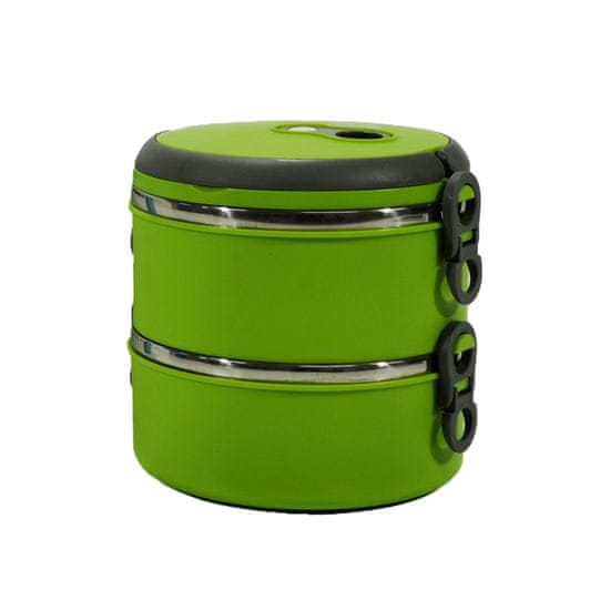 Termo posoda 2-delna za prenos hrane 1,7l sortirane barve / inox, pvc ...