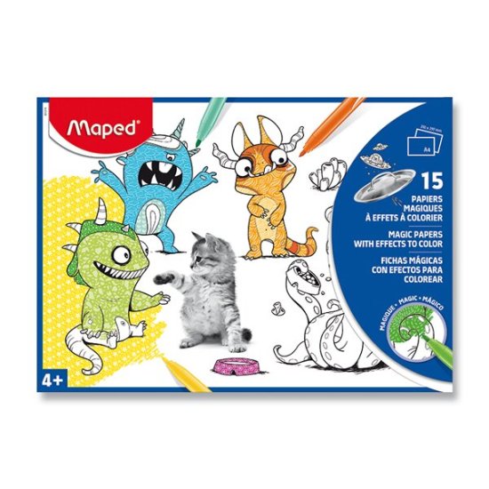 Maped Čarobne pobarvanke - A4, mešanica motivov | mimovrste=)