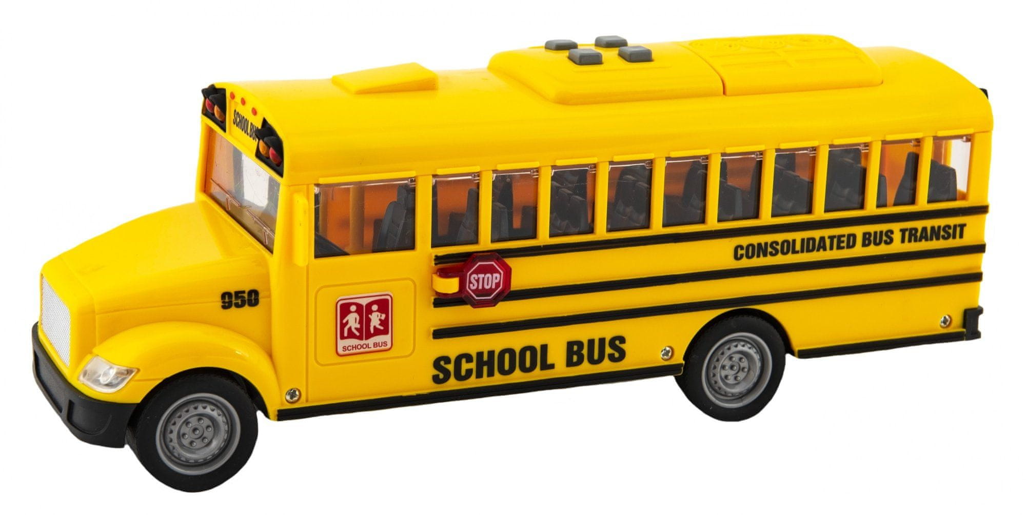 Teddies Šolski avtobus 27 cm na vztrajniku | mimovrste=)