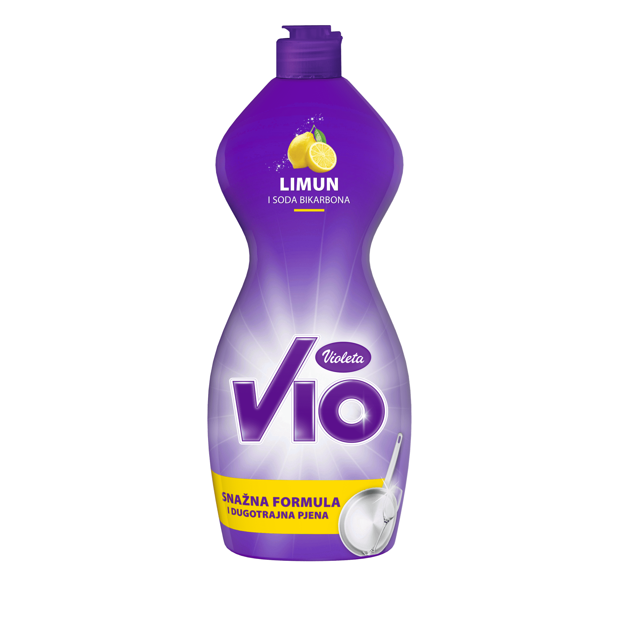 Violeta detergent za posodo, limona in soda bikarbona, 450 ml | mimovrste=)