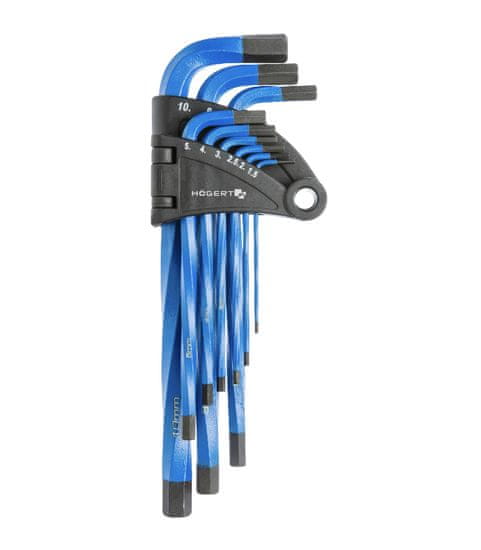 Hoegert Set imbus ključev, 9-delni, zaviti, povečanje torzijske moči 45 ...